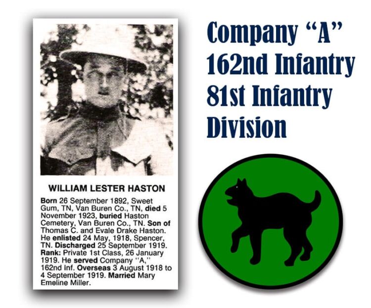 William Lester Haston – Victim of WWI Gas Warfare – Daniel Haston ...