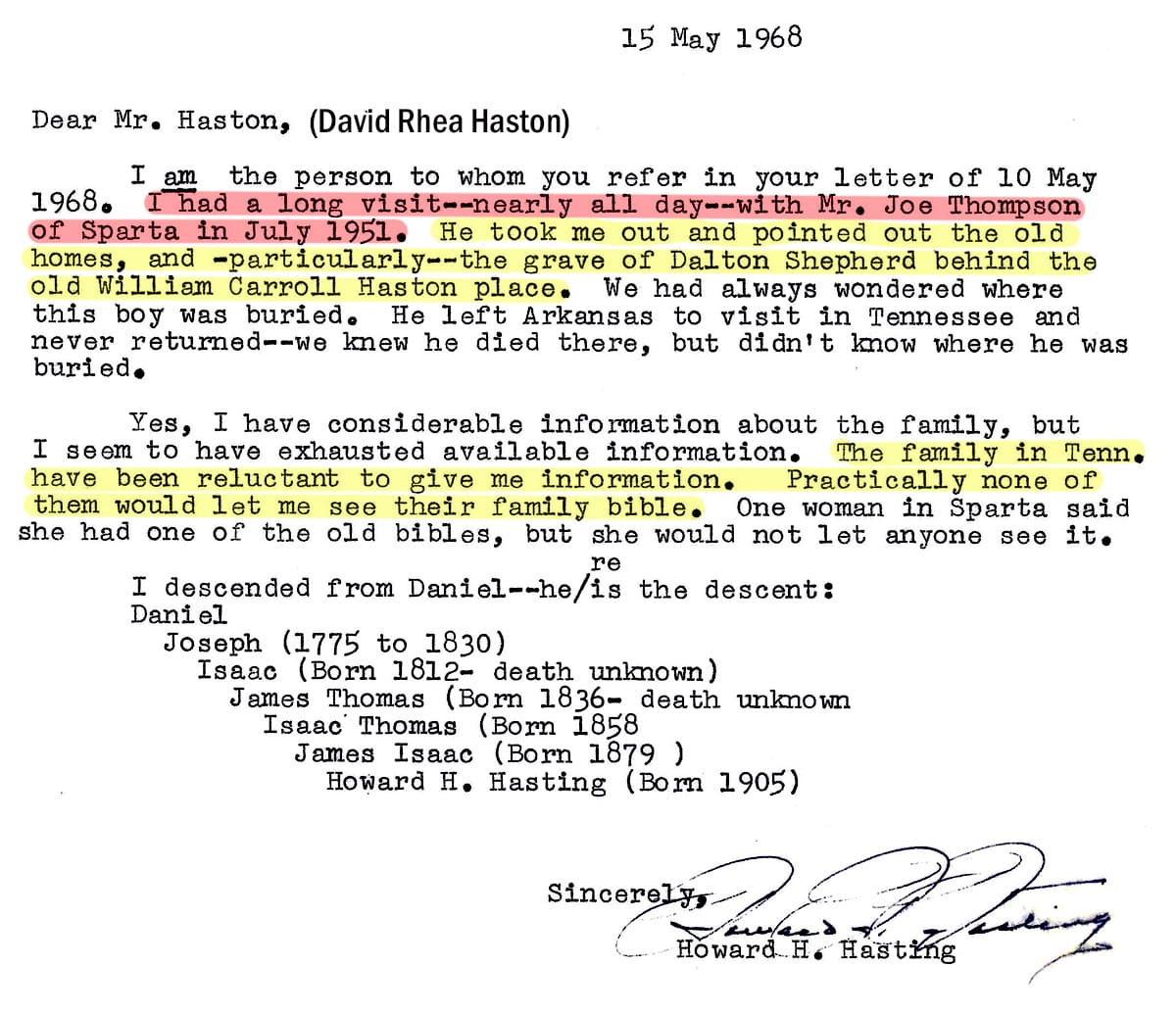 Three Stage of Daniel Haston Family Research – Daniel Haston Family ...