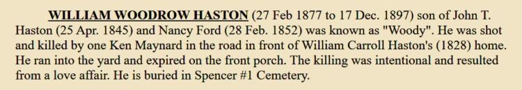 Part 1 – The Killing of Woodville Haston – Daniel Haston Family Association